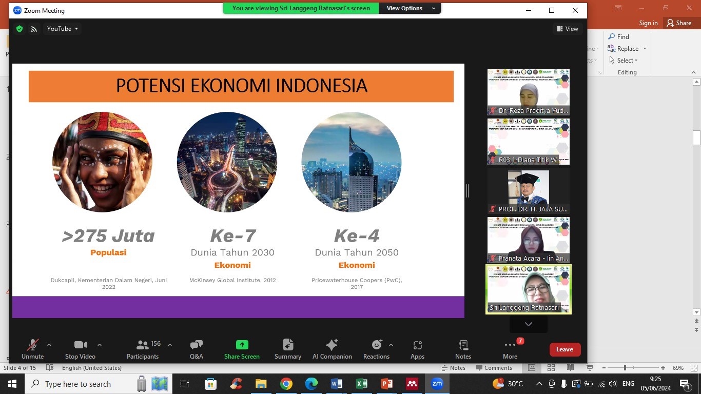 REKTOR UNRIKA MENJADI PEMBICARA PADA SEMINAR NASIONAL EKONOMI DAN ...