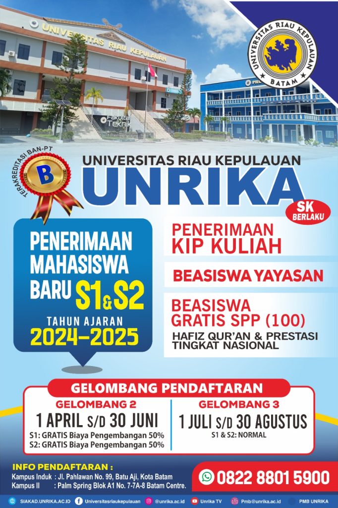 Universitas Riau Kepulauan – Unggul, Kreatif & Mandiri